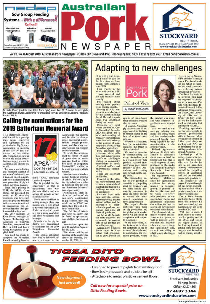 August 2019 - Australian Pork Newspaper