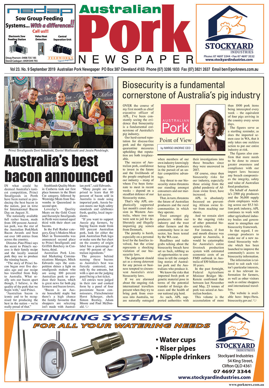 September 2019 - Australian Pork Newspaper