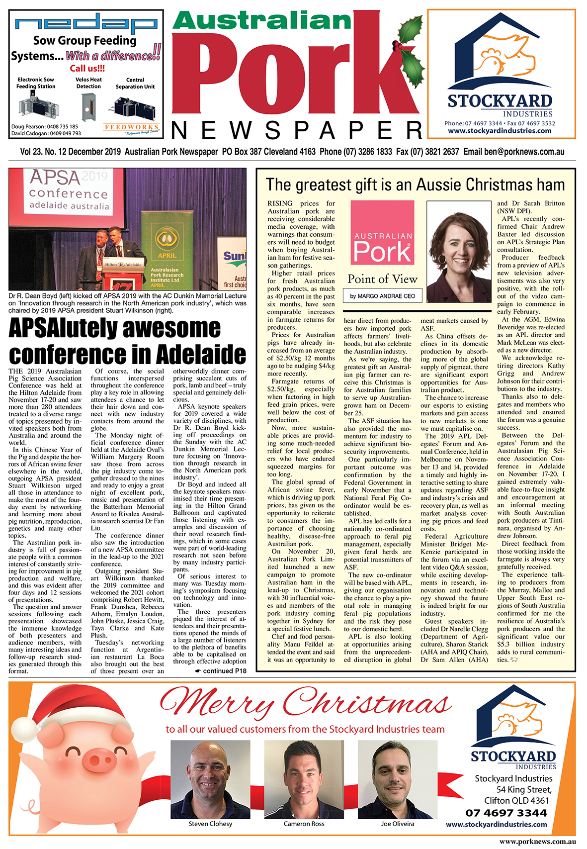 December 2019 - Australian Pork Newspaper
