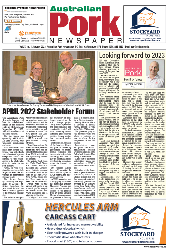 January 2023 - Australian Pork Newspaper