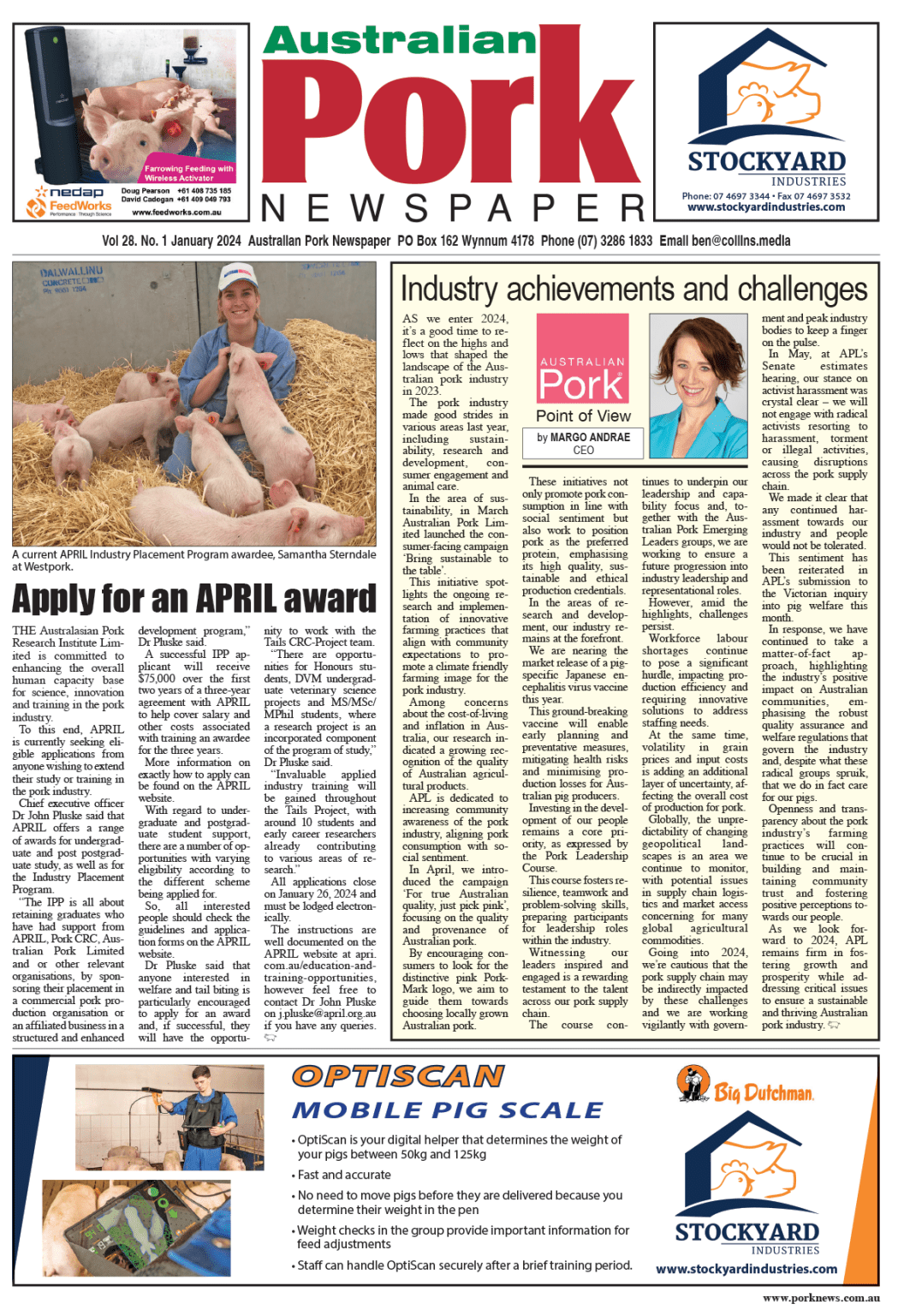 Australian Pork Newspaper – The only specialised pork paper