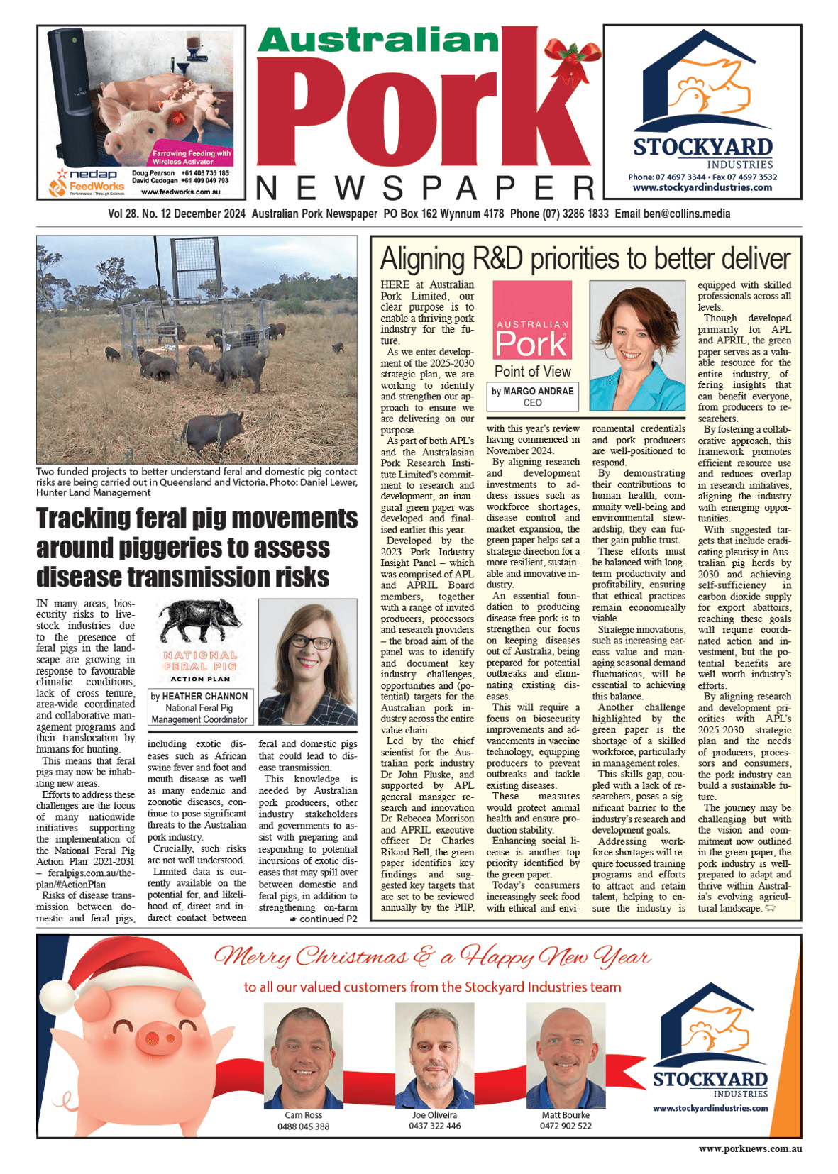 Australian Pork Newspaper – The only specialised pork paper