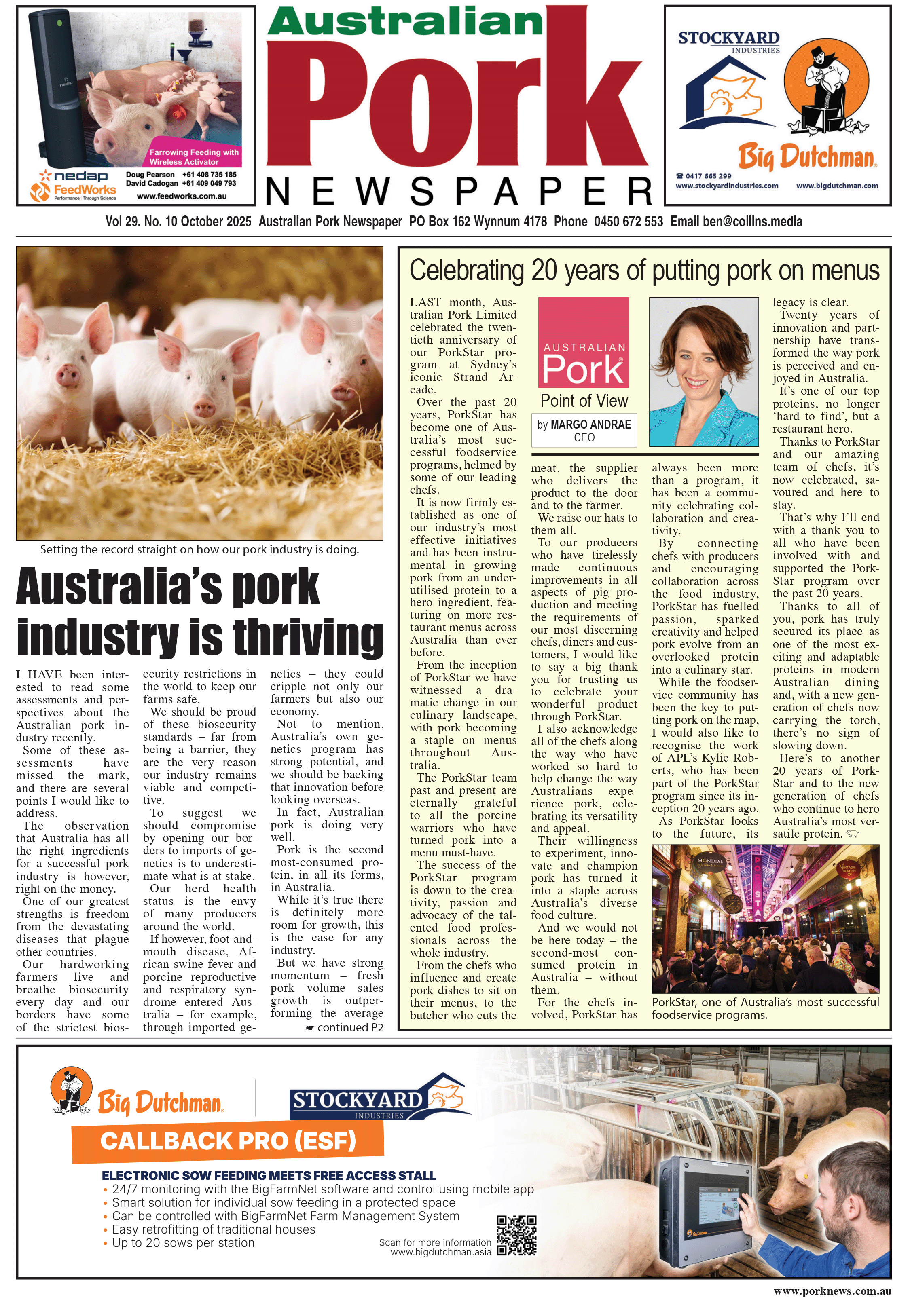 Australian Pork Newspaper – The only specialised pork paper